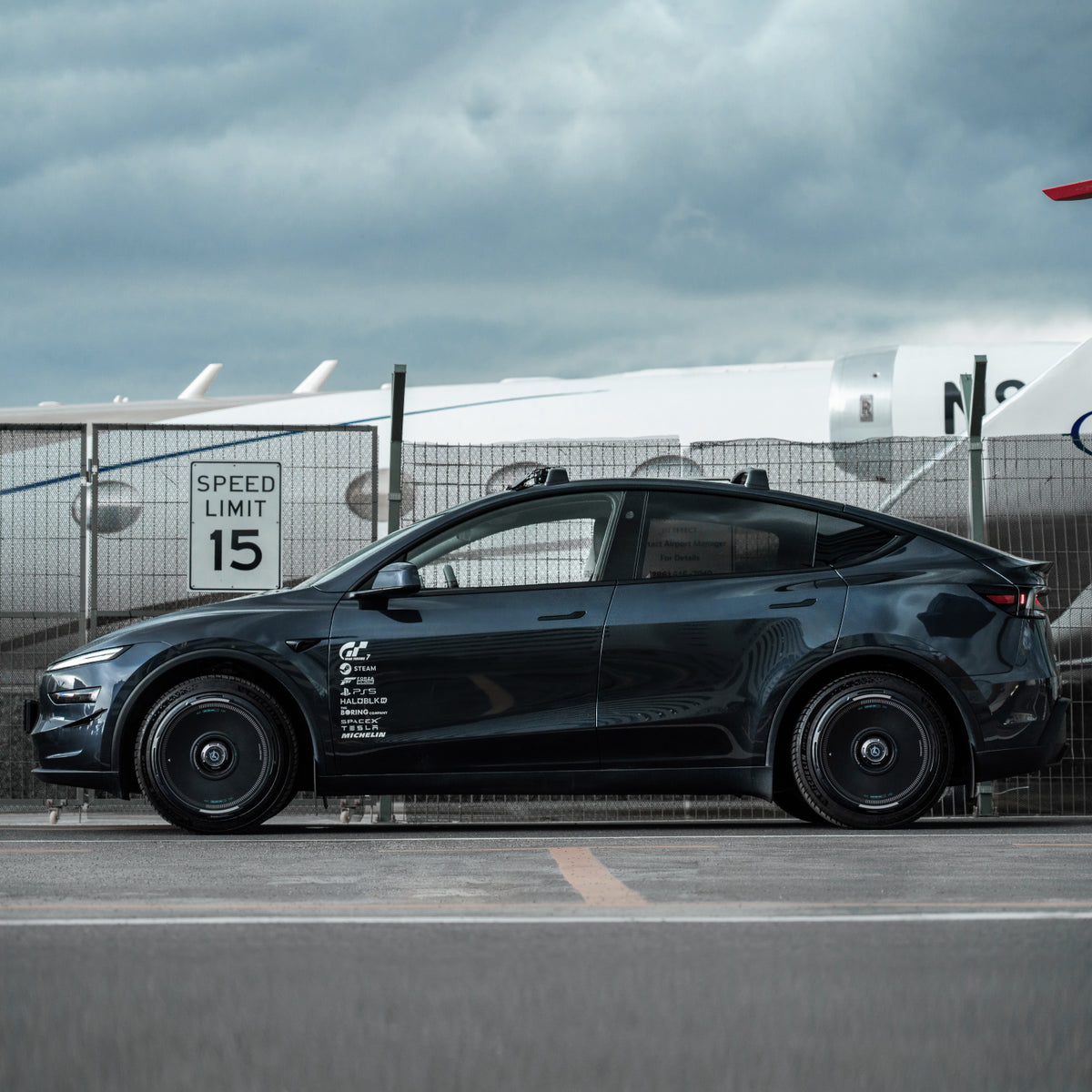 Tesla Hubcaps Model Y | Tesla Wheel Covers Model 3 | HALOBLK