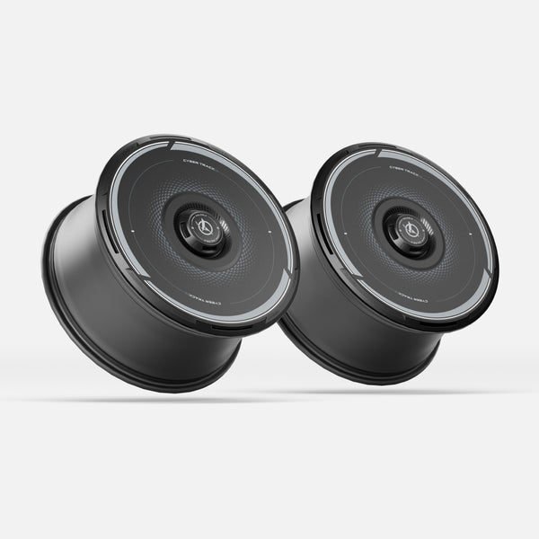 HALODISC 2 Cyber Track Wheel Covers for Tesla | HALOBLK