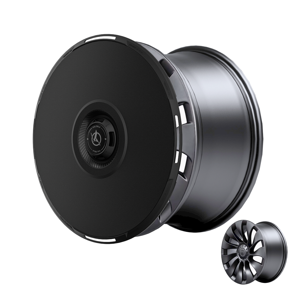 HaloDisc 2 Tesla Wheel Covers - Stylish Protection & Enhanced Performance