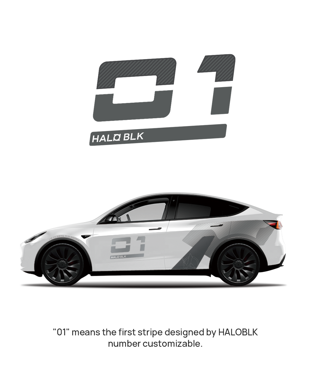 Custom Livery Sticker for Tesla Model 3 - Personalize Your Ride