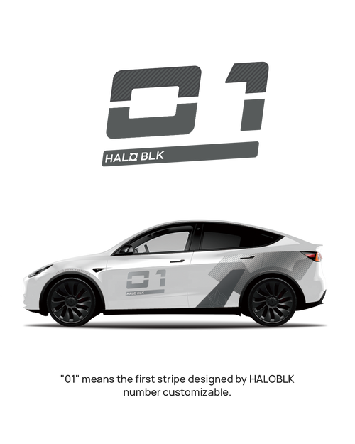 Custom Livery Sticker for Tesla Model 3 - Personalize Your Ride