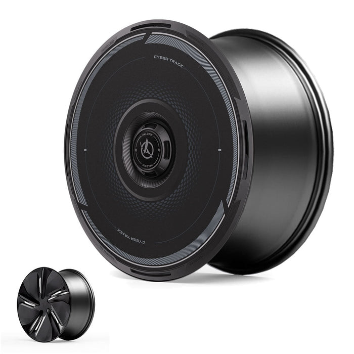Model Y Juniper 19" Crossflow | HALODISC Cyber Track Covers with Edge